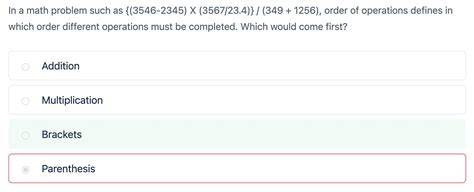 Multiple Choice Question Help R Askmath
