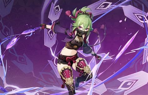 Genshin Impact Kuki Shinobu Build Guide With The Best Artifacts And Weapons