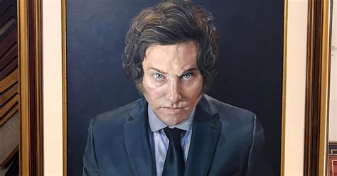 La Historia Detrás Del Retrato Hiperrealista De Javier Milei Una Obra