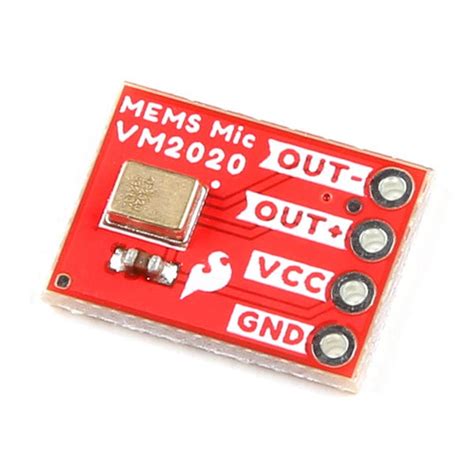 Sparkfun Analog Mems Microphone Breakout Vm2020 Discontinued The Pi Hut
