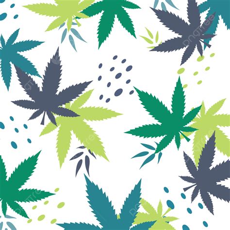 Weed Vector Pattern
