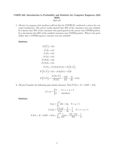 Examples For Bayes Theorem And Conditional Probability Function Pdf