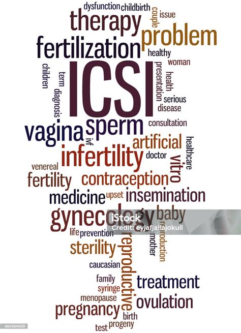 Icsi Intracytoplasmic Injeksi Sperma 7 Ilustrasi Stok Unduh Gambar