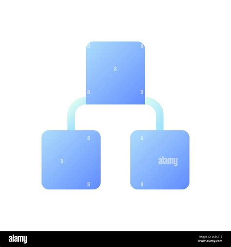 Infographic Blocks Pixel Perfect Flat Gradient Two Color Ui Icon Stock