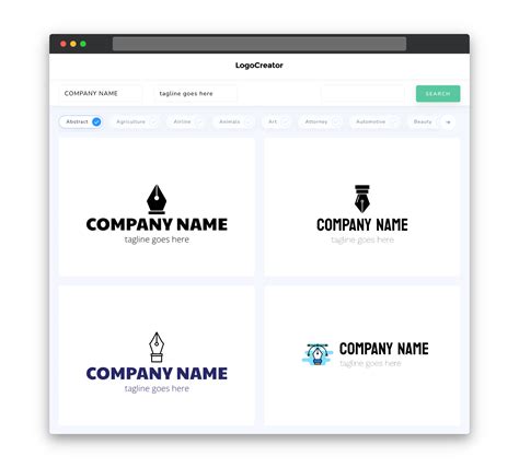Pen Nib Logo Design Create Your Own Pen Nib Logos