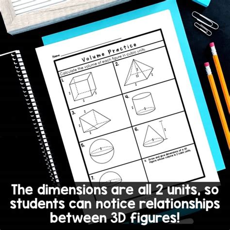 Volume Of Sphere Cone Cylinder Worksheet For 8th Grade Math Practice