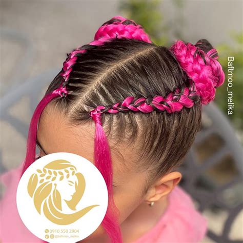 مدل بافت مو فانتزی مدل بافت مو دخترانه و شیک برای مهمانی