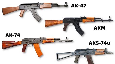 ¿cuál Es La Diferencia Entre Ak 47 Akm Ak 74 Y Aks 74u Youtube