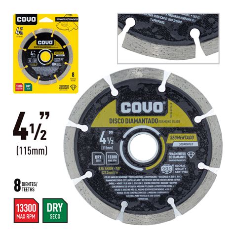 Covo 4 12 In Diamond Masonry Cutting Disc 7a136 G115cv K Ban Hardware