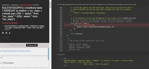 Laravel Sqlstate 42p01 Undefined Table 7 Erreur La Relation N