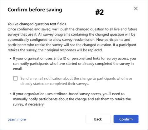 Admins Editing A Live Viva Glint Survey Microsoft Learn