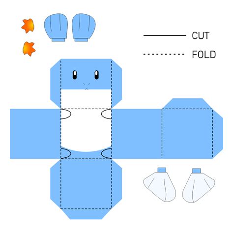 Pokemon Papercraft Charizard Template