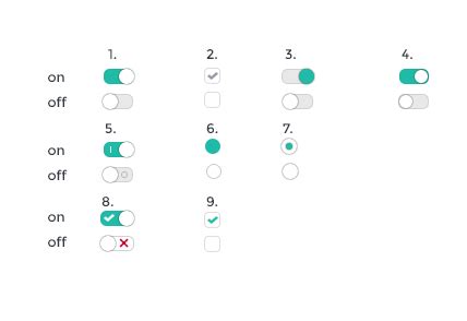 Checkboxes What S The Difference Between A Toggle Switch Radio Buttons And A Tickbox What S