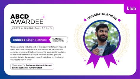 kuldeep singh rathore on linkedin achievement award lifeupdate startup 12 comments