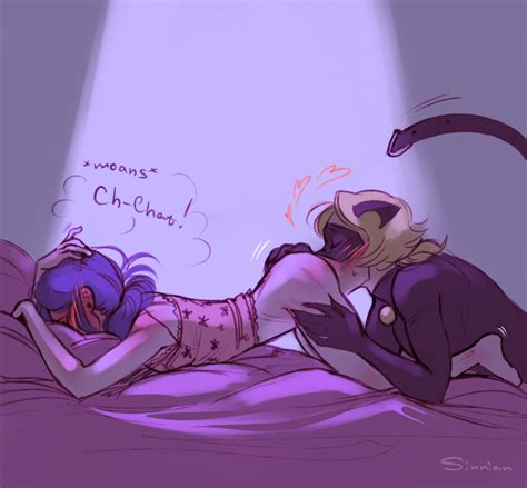 Rule 34 1boy 1girls Adrien Agreste Bodysuit Bottomless Female Cat