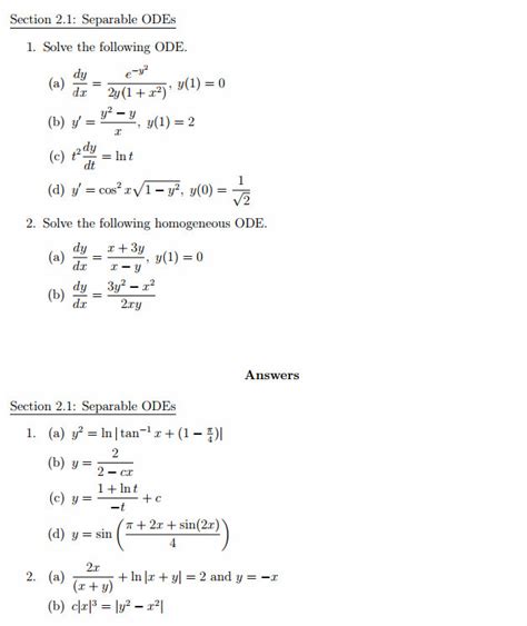 Solved Differential Equations Problem Please Solve Chegg
