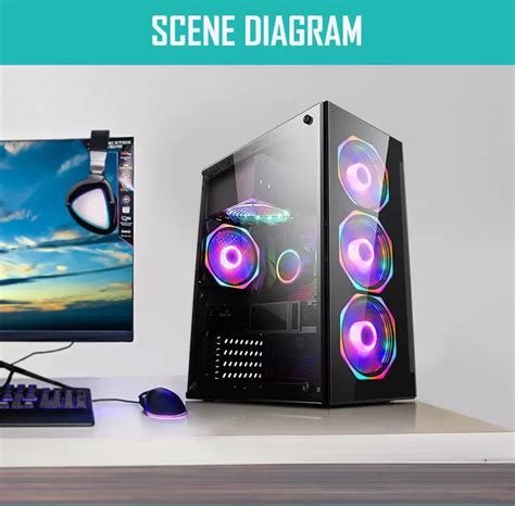 Low Moq Factory Gaming Computer Case Atx Pc Case Computer Case And Towers Server Chassis Buy Atx
