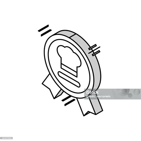 요리 대회 레스토랑 요리사 아이소 메트릭 아이콘 벡터 일러스트 레이 션 등측투영법에 대한 스톡 벡터 아트 및 기타 이미지 등측투영법 레스토랑 메뉴판 Istock