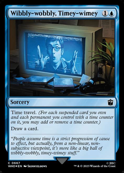 Wibbly Wobbly Timey Wimey · Doctor Who Who 667 · Scryfall Magic The
