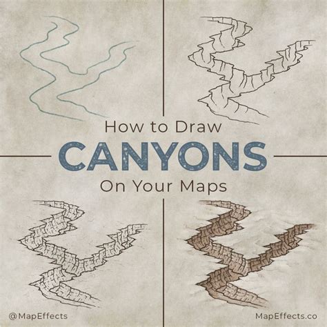How To Draw Canyons On Your Maps
