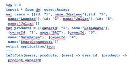 power of arrays module in dataweave