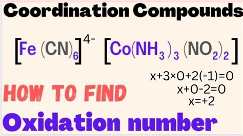 How To Know Oxidation Numbers