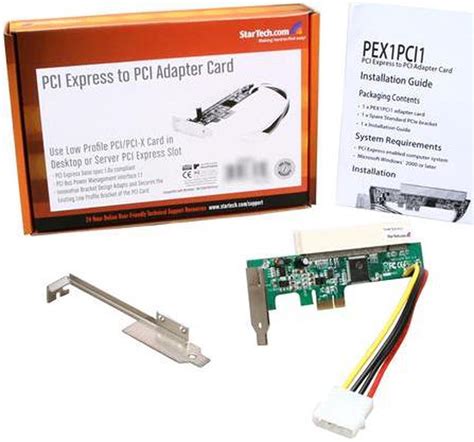 StarTech Com PCI Express To PCI Adapter Card Model PEX PCI Newegg Com