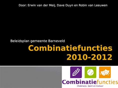 Ppt Beleidsplan Gemeente Barneveld Door Erwin Van Der Meij Dave Duyn En Robin Van Leeuwen