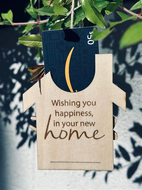Personalized New Home T Card Holder Realtor Client T Keepsake