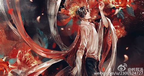 解雨臣手绘 黑瞎子手绘 伤感说说吧