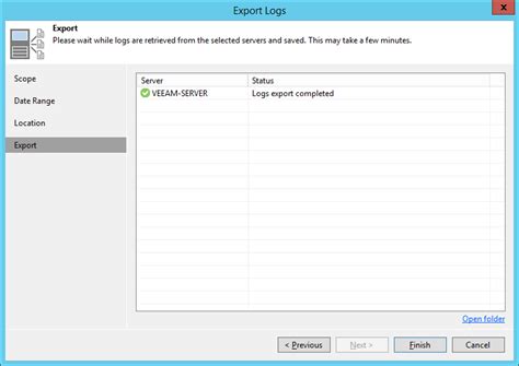Export Log Veeam Backup Codeinsane