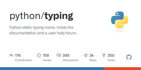Github Pythontyping Python Static Typing Home Hosts The Github Pythontyping Python Static Typing Home Hosts The