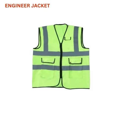 Fluorescent Green Safety Engineer Jacket Size M At ₹ 100piece In Chennai
