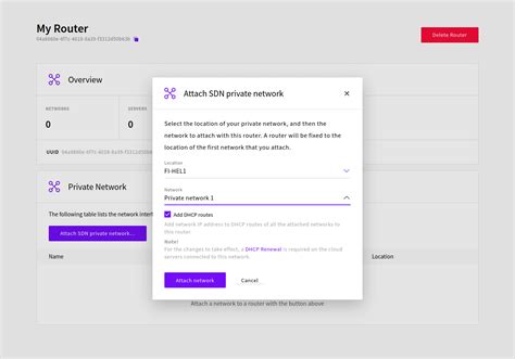 How To Connect Private Networks Using Sdn Router Documentation