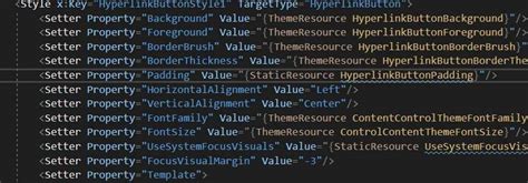 Edit Template Of Hyperlinkbutton Uses An Invalid Attribute Value
