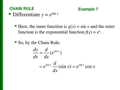 Ppt In This Section We Will Learn About Differentiating Composite Functions Using The Chain