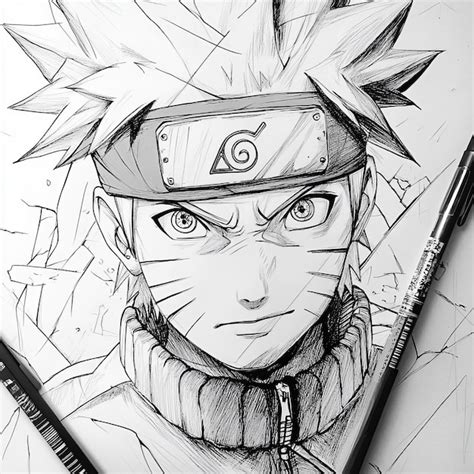 Sketch Of A Girl In A Virtual Reality Helmet With A Pencil Premium Ai