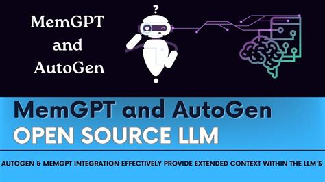 autogen and memgpt and open source llm setup for free youtube