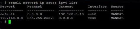 ESXi Networking Commands Part 3 VMWARE ADDICTED