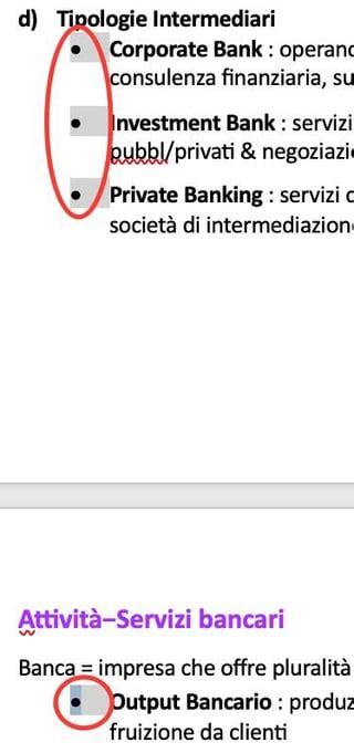 Bullet List Strange Selecting R Word