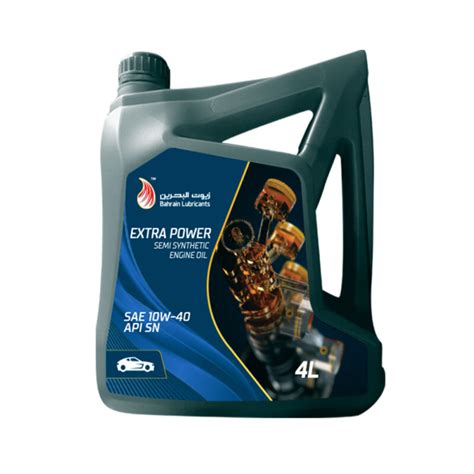 Semi Synthetic Engine Oil Sae 10w 40 Api Sn 4l Bahrain Lubricant