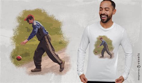Traditional Ball Game T Shirt Design Psd Editable Template