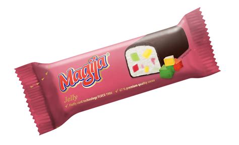 Varškės Sūrelis Magija Su želė Gabaliukais Aplietas šokoladu 45g