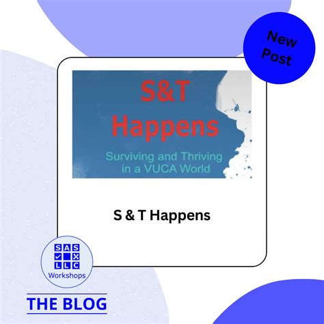 New Blog Post On Sandt Happens Sas Workshops Posted On The Topic Linkedin