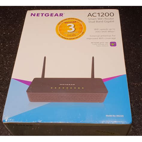 Netgear R6220 Ac1200 Dual Band Gigabit Smart Wifi Router Computers And Tech Parts And Accessories