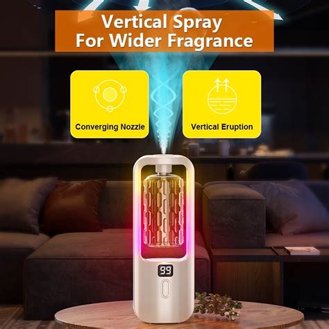 Digital Display Rechargeable Fragrance Machine Automatic Aroma Diffuser Humidifiers Essential