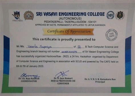 Supriya Veerla On Linkedin 2k23 Hackathon Managementskills