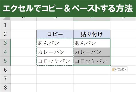 【初心者向け】エクセルでコピー＆貼り付けをする3つの方法 Pc業務効率化メディア