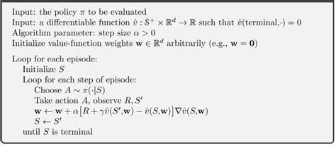 Chapter 8 On Policy Prediction With Approximation — Distilrlintro 01 Documentation