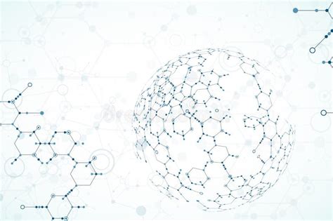 Abstract Technology Hexagonal Background Connection Structure Stock Vector Illustration Of